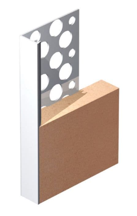 Expamet PVC White 20mm Plastic Stop Bead 3.0M - Build Supplies Ltd