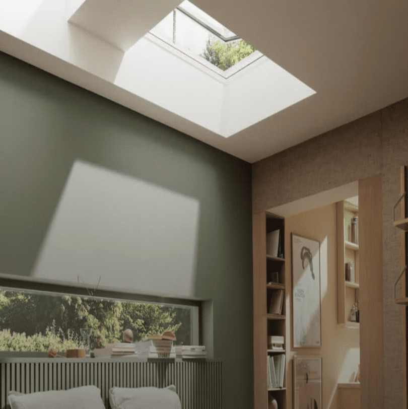 Flat roof windows