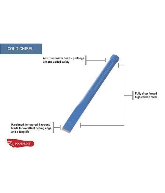 Footprint Cold Chisel 12 X 1"