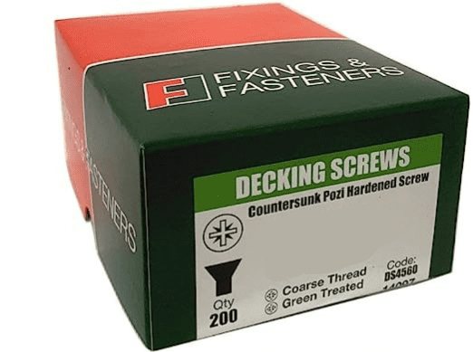 Forgefast Decking Screw Box 200Pces Green