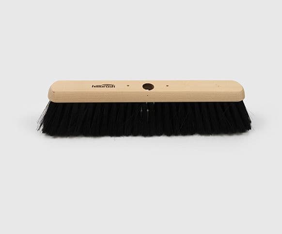 Hillbrush Trade Soft Black Recycled 457mm Platform Broom H9/3FHS54