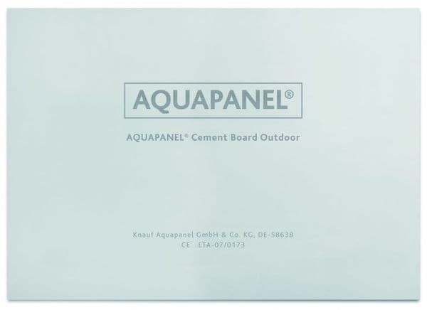 Knauf Aquapanel External Backer / Render Board 12mm 900 X 2400mm