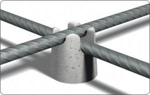 Mesh Spacers Concrete 50mm Castles Bag 100Pces