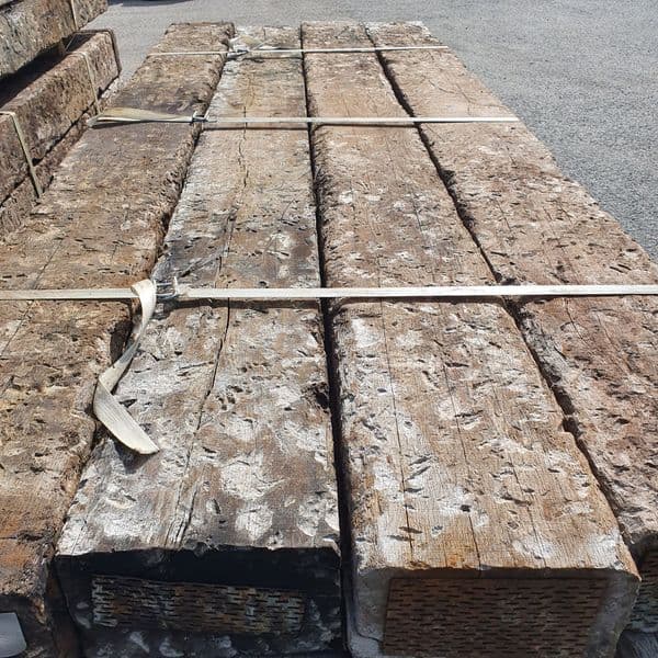 Reclaimed Hardwood Oak Sleeper 2750mm X 250 X 160mm