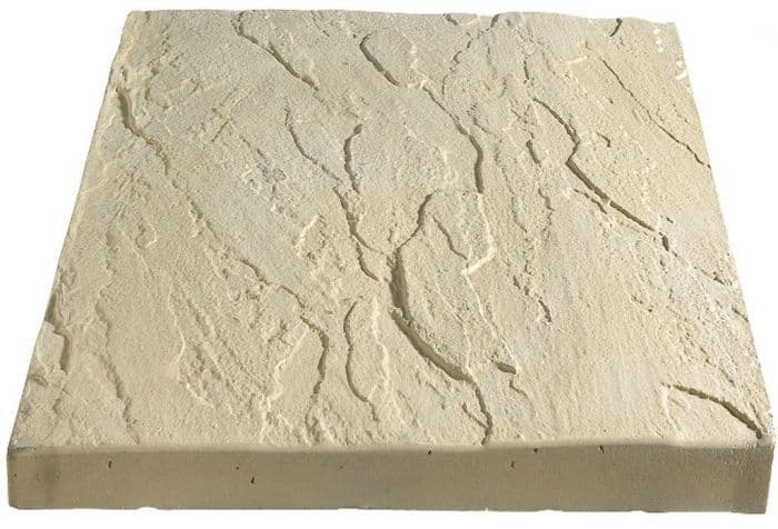 Stamford Riven Paving Slab 600 x 600 x 32mm Buff