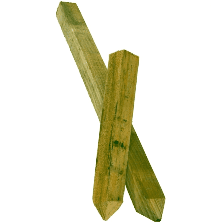 Treated Wooden Marking Out Stake / Peg 40 x 40 x 600mm