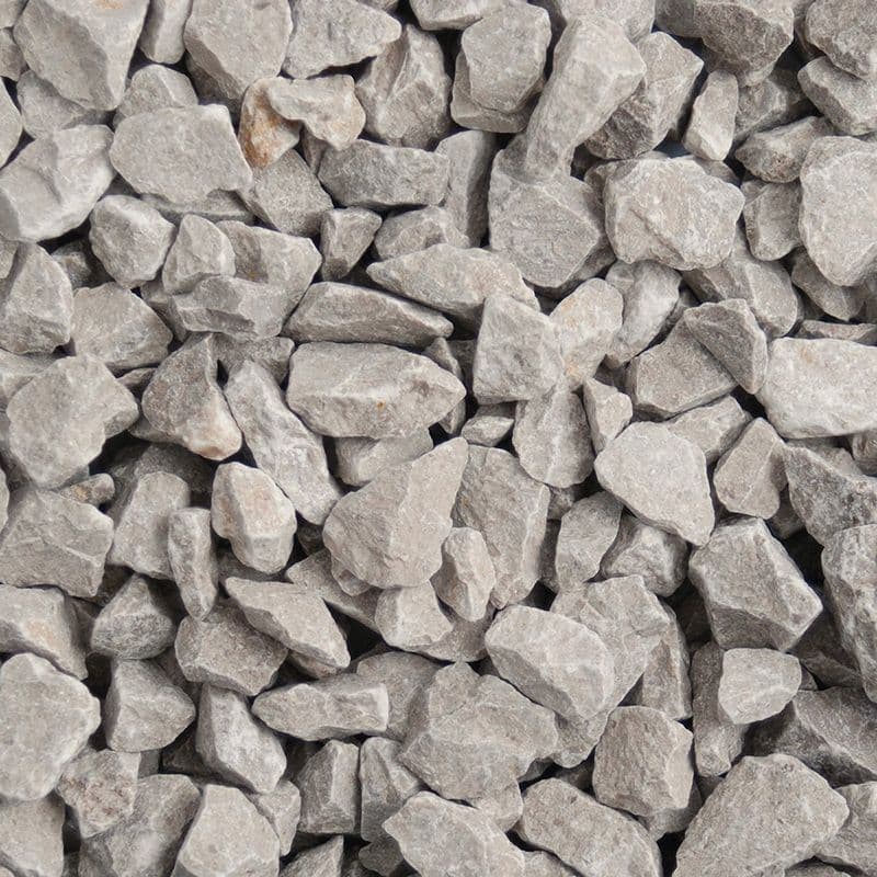White Limestone Chippings 20mm Non Returnable