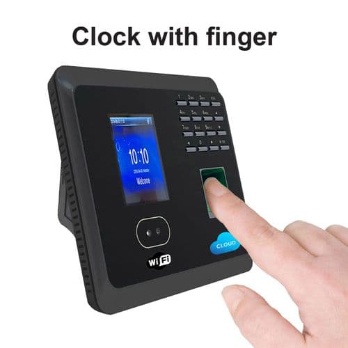Clocking In Machine | CLOUD | Biometric | facial recognition ...