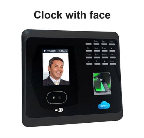 Clocking In Machine | CLOUD | Biometric | facial recognition | Fingerprint | Proximity | RFID | Wifi