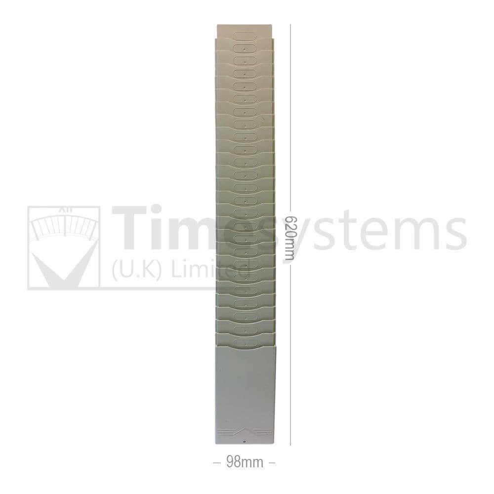 Expandable Plastic Card Rack - 620mm H 98mm W