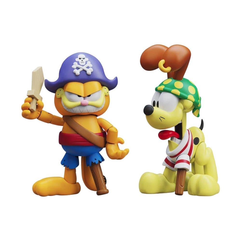 Boss Fight Studios Garfield Pirate Garfield & Odie Action Figure 2 Pack ...