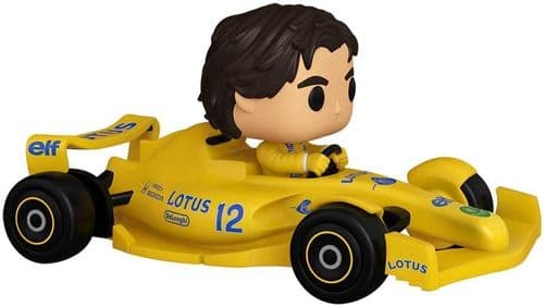 Funko Pop Vinyl Rides Super Deluxe Ayton Senna in Lotus F1 Car - Instock