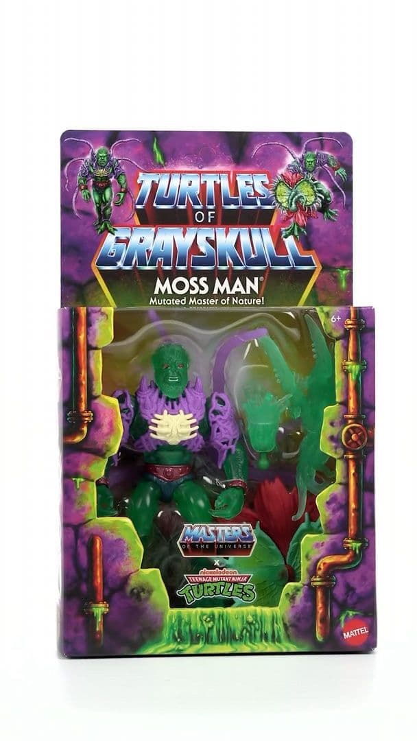 MOTU X TMNT Turtles of Grayskull Walmart Exclusive Moss Man Deluxe ...
