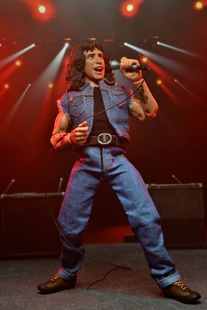 NECA AC/DC Bon Scott Highway to Hell Clothed Action Figure - INSTOCK