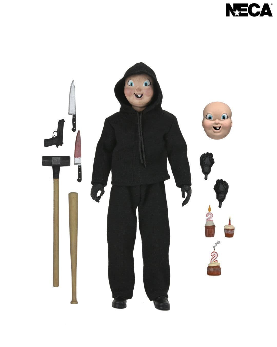NECA Happy Death Day Babyface Killer Clothed Action Figure - Pre-Order