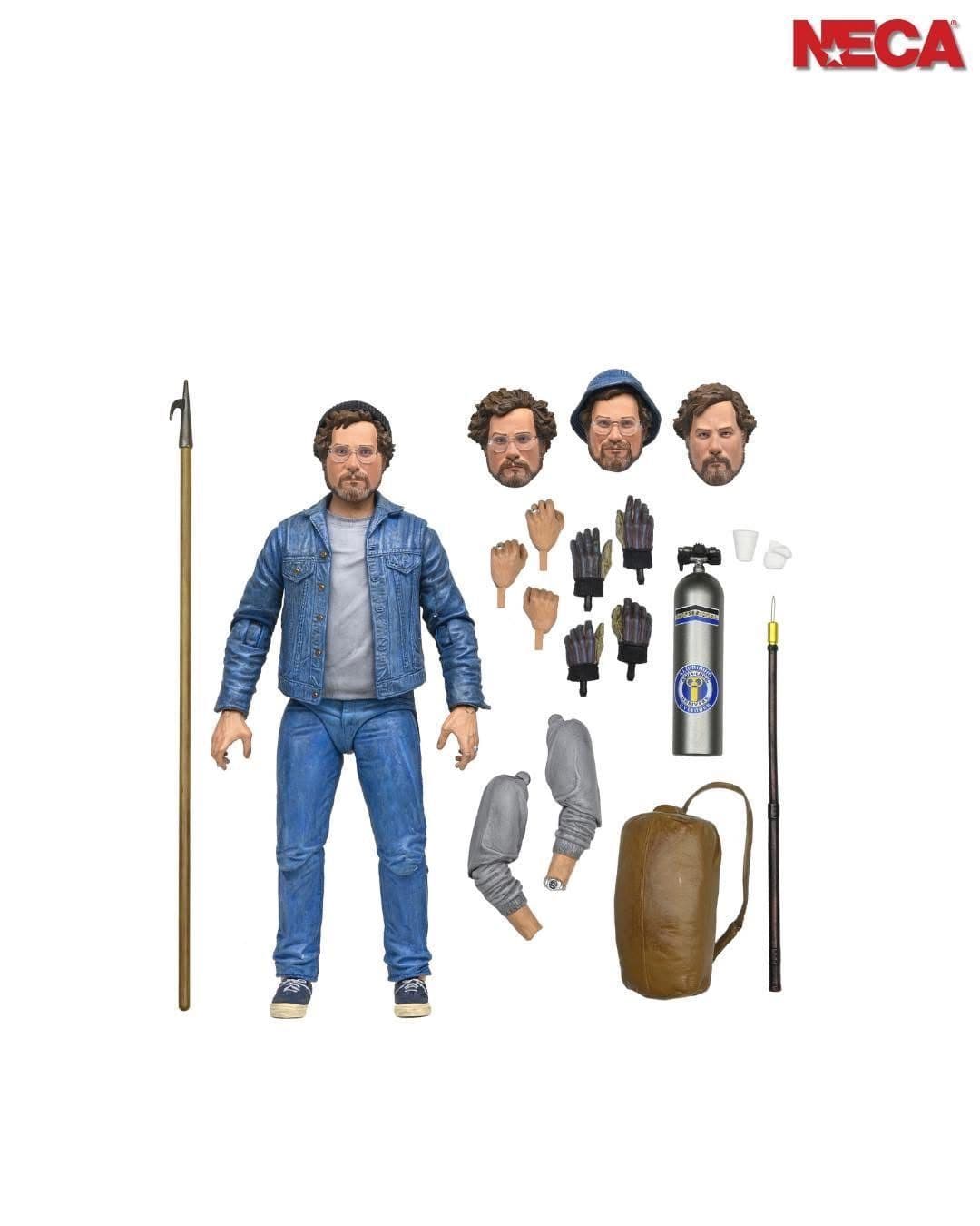 NECA Jaws 50th Anniversary Matt Hooper Ultimate Action Figure - Instock