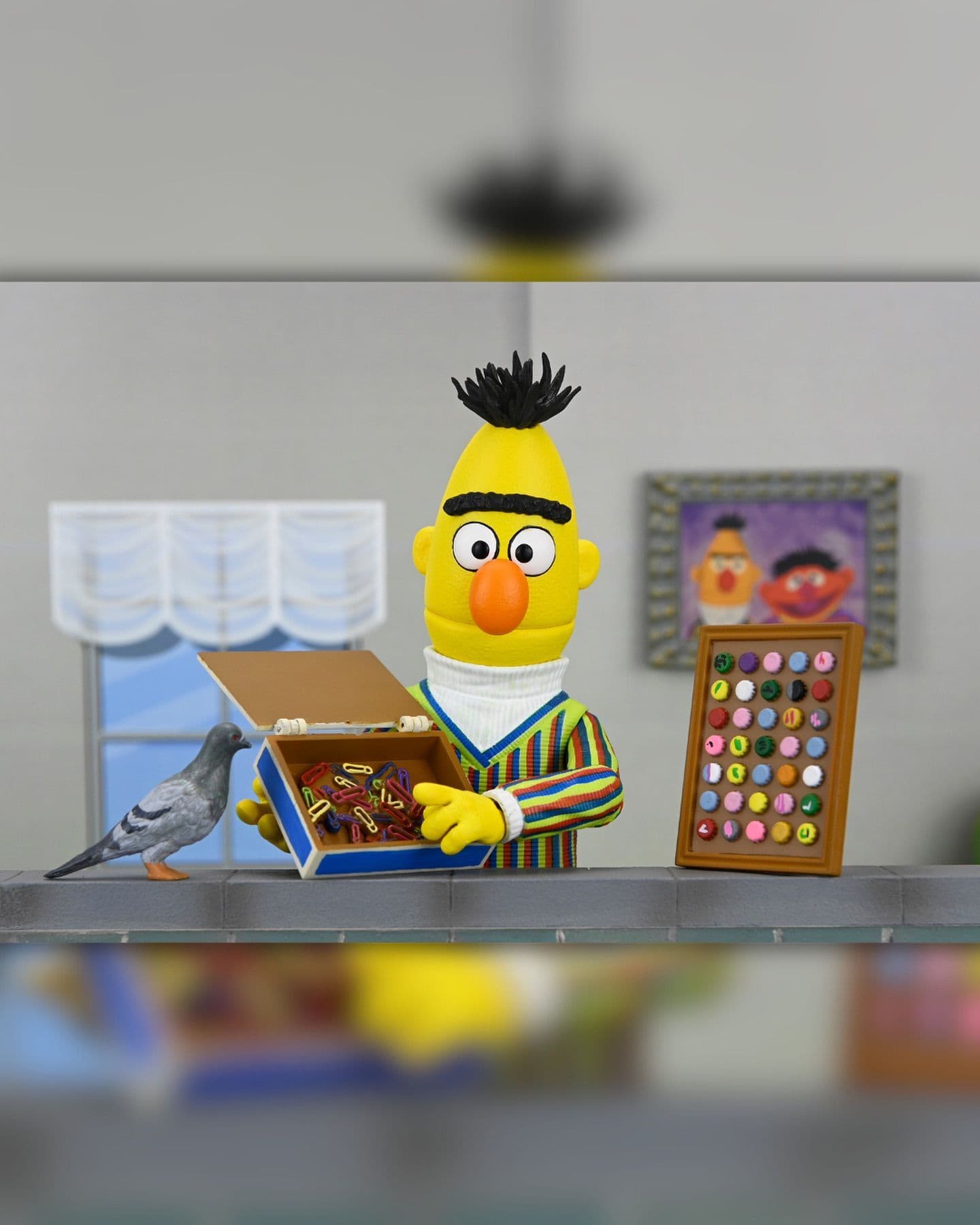 Bert Sesame Street Stare NECA Sesame Street: Bert Ultimate Action