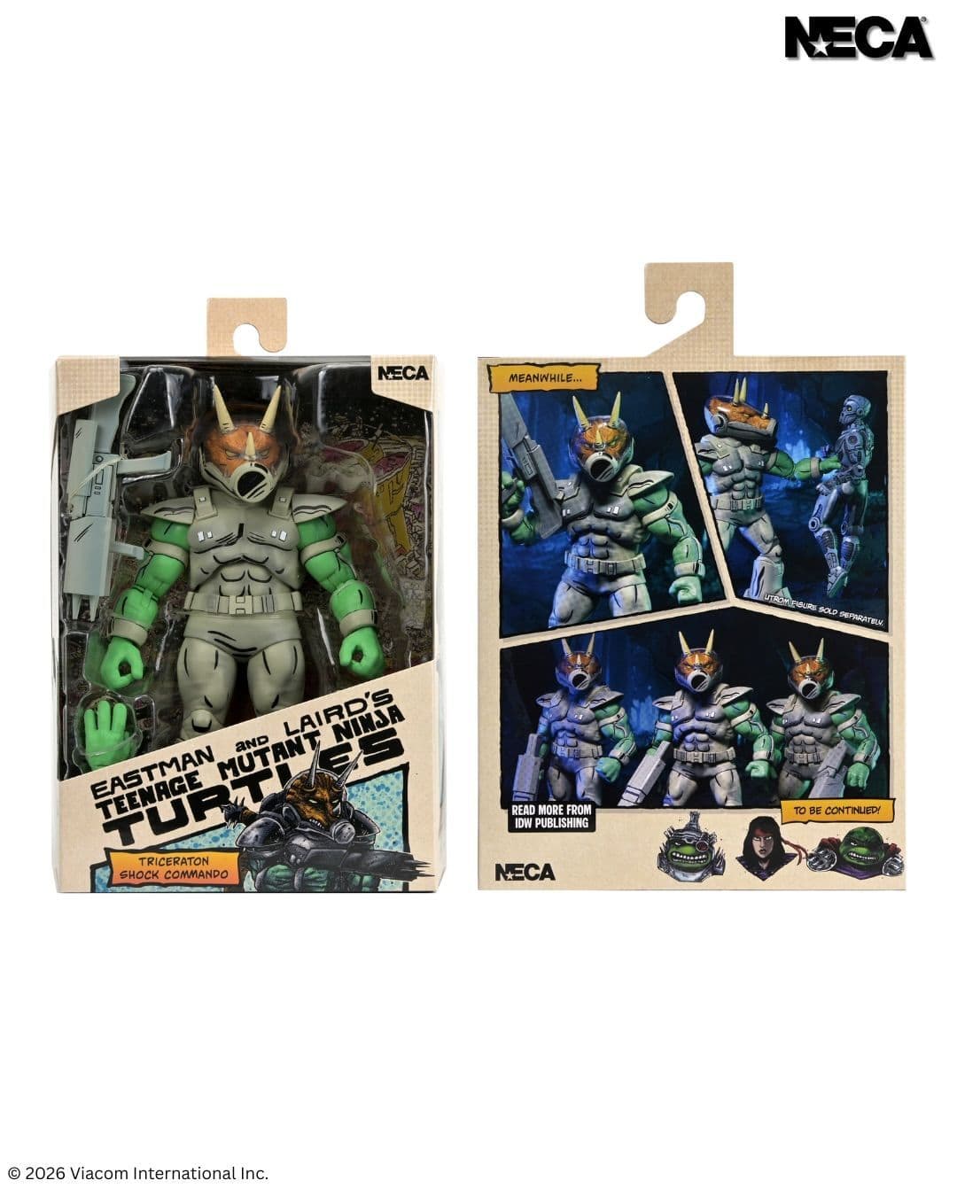 NECA Teenage Mutant Ninja Turtles Mirage Comics Shock Commando ...