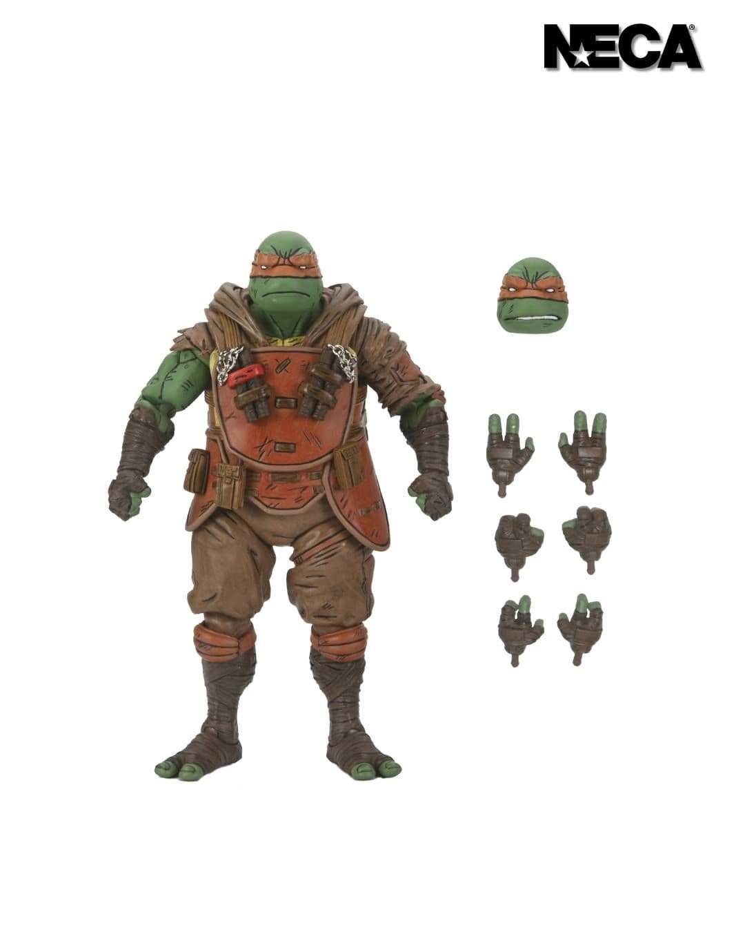 NECA TMNt Comic Book The Last Ronin Flashback Michelangelo Action ...