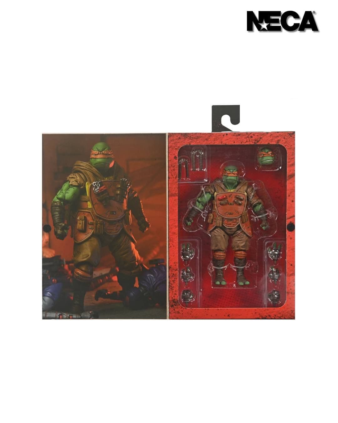 NECA TMNt Comic Book The Last Ronin Flashback Michelangelo Action ...