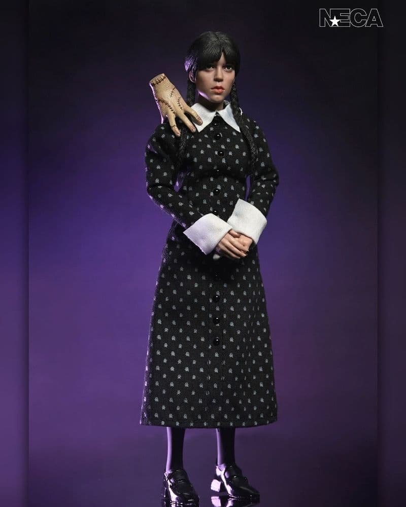 NECA Wednesday - Wednesday Addams Classic Dress 8 Clothed Action Figure ...