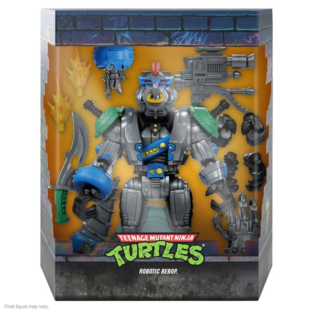 Super7 Teenage Mutant Ninja Turtles Ultimates Robotic Bebop Figure ...