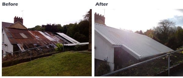 Box Profile 1000/32 Cladding Metal Roof Sheets Slate Blue