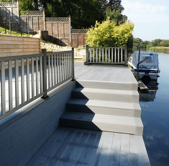 Composite Balustrade kit 1 11mt high x 1 73mt