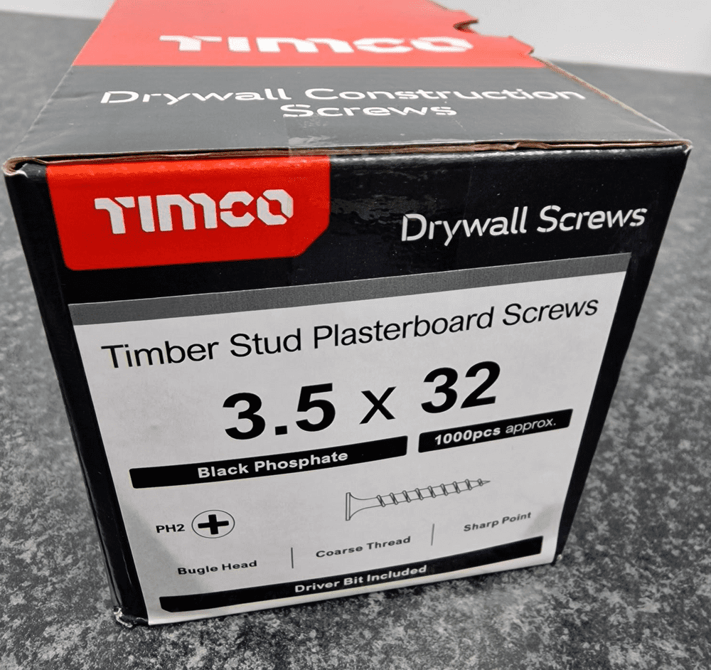 Plasterboard Screws at KBM: Builders Merchants Aberdeen
