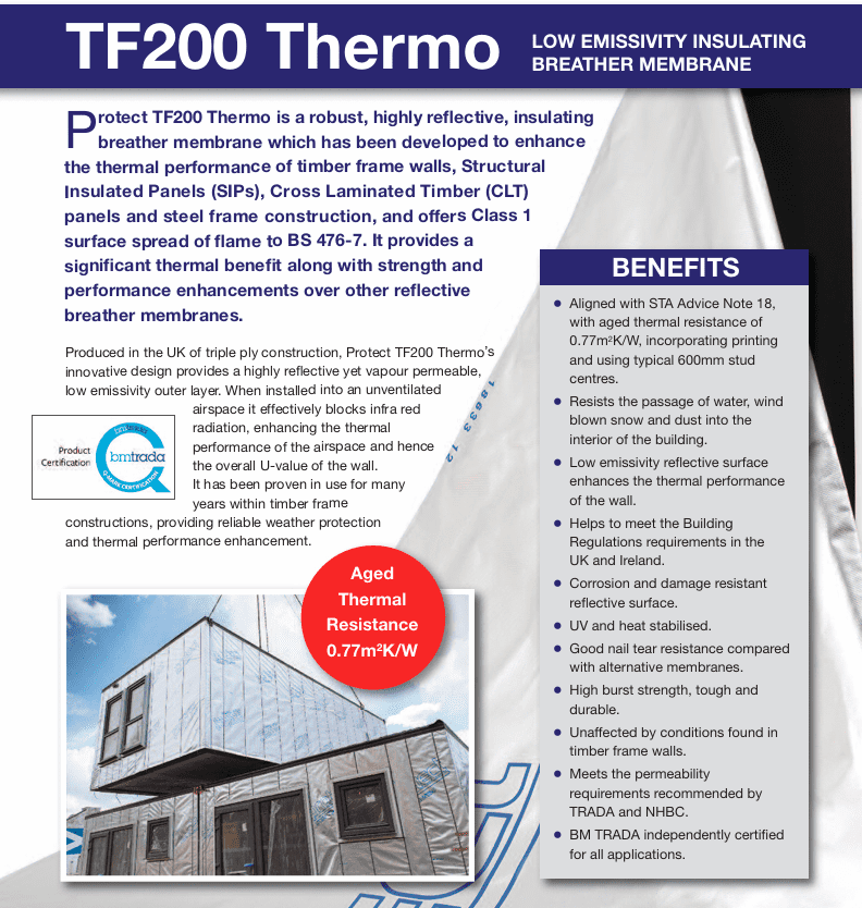 Protect TF200 Thermo Membrane - KBM Delivery