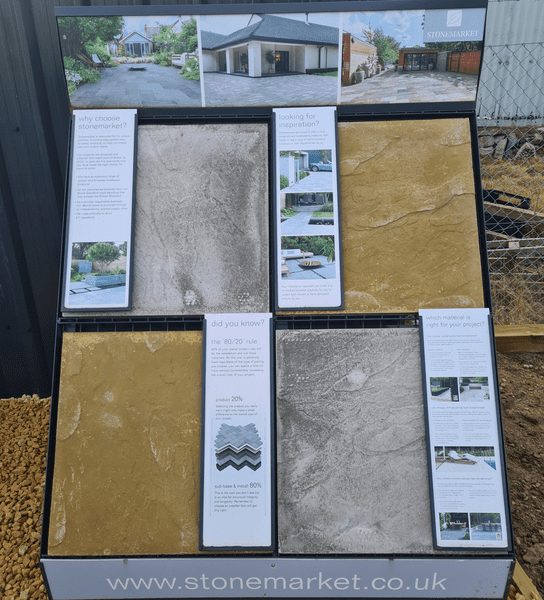 Riven Faced Paving Slabs