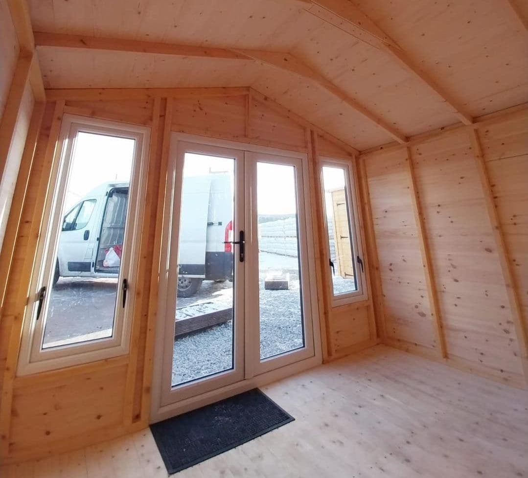 Apex Roof Summer House at Keith Builders Merchants
