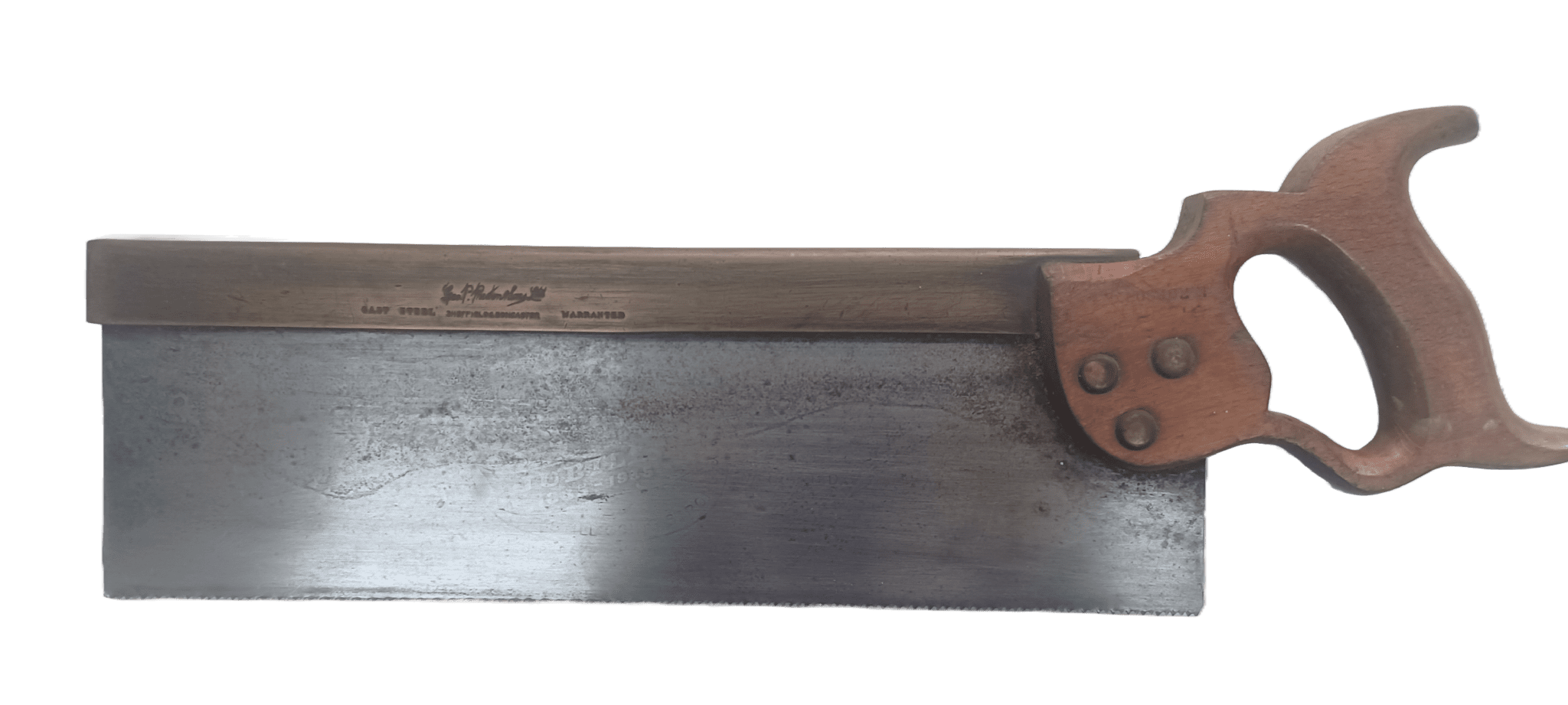 14" Brass Back Tenon Saw by G Preston & Sons