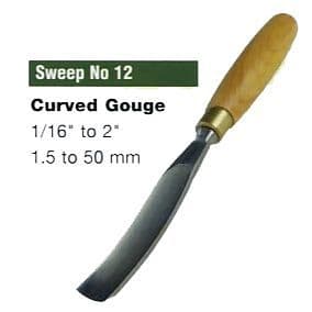 Curved Gouges Sweep No 12
