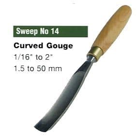 Curved Gouges Sweep No 14