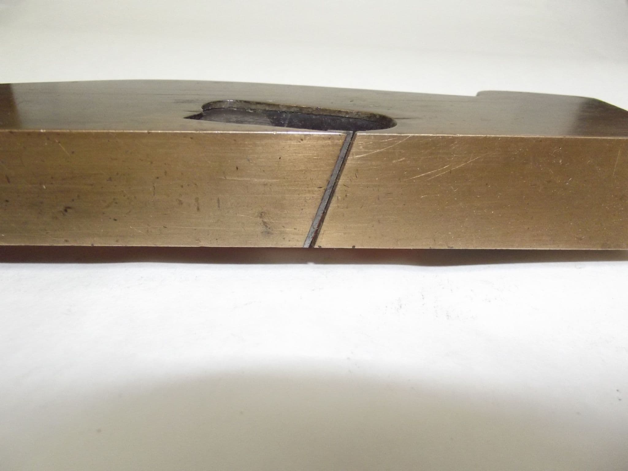 Rare Cast Gun Metal Skew mouth Shoulder Plane - GOOD