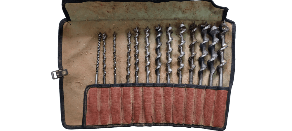 Set of 13 Irwin Pattern Auger bits