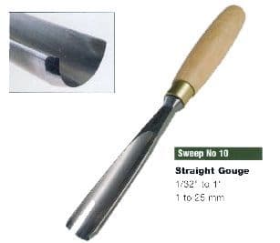 Straight Gouge Sweep No 10