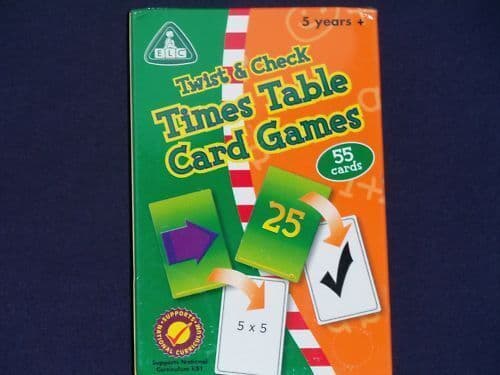 ELC Twist & Check Times Table Card Game/Educational NEW