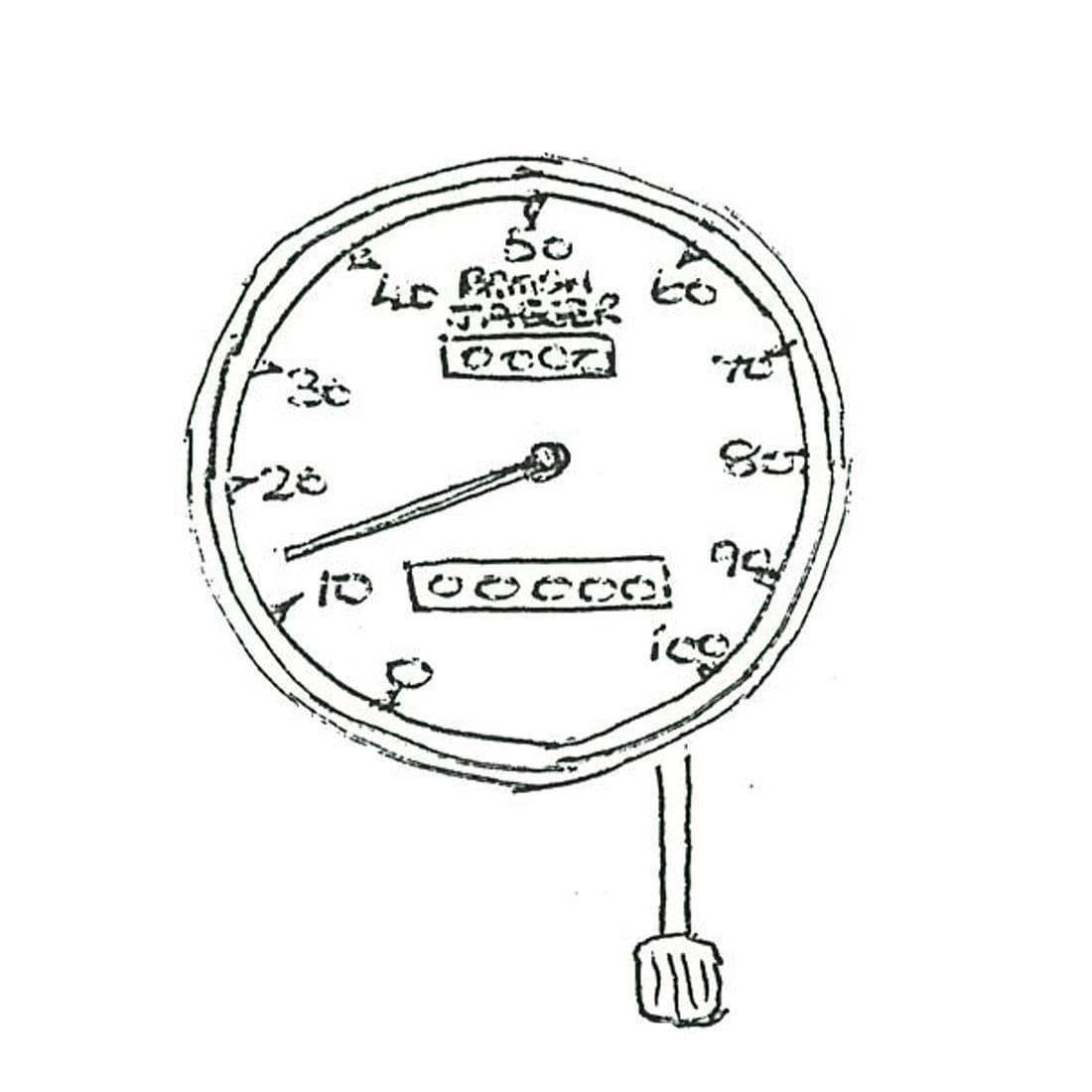 121 Speedometer & Rev Counter