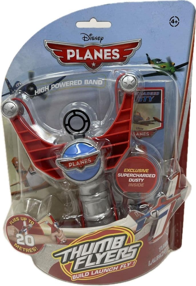 Disney Planes - Thumb Flyer TURBO LAUNCHER - Includes Dusty