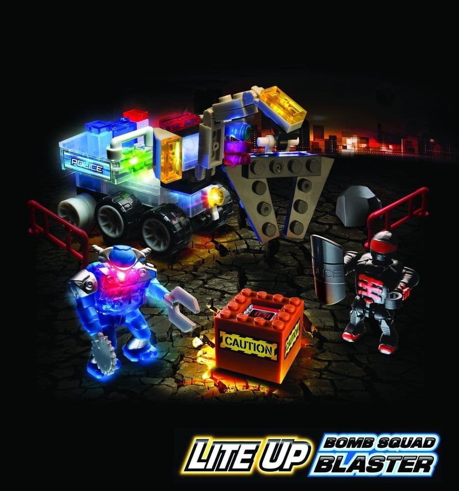 Lite Brix - BOMB SQUAD BLASTER - Light Building System - NEW
