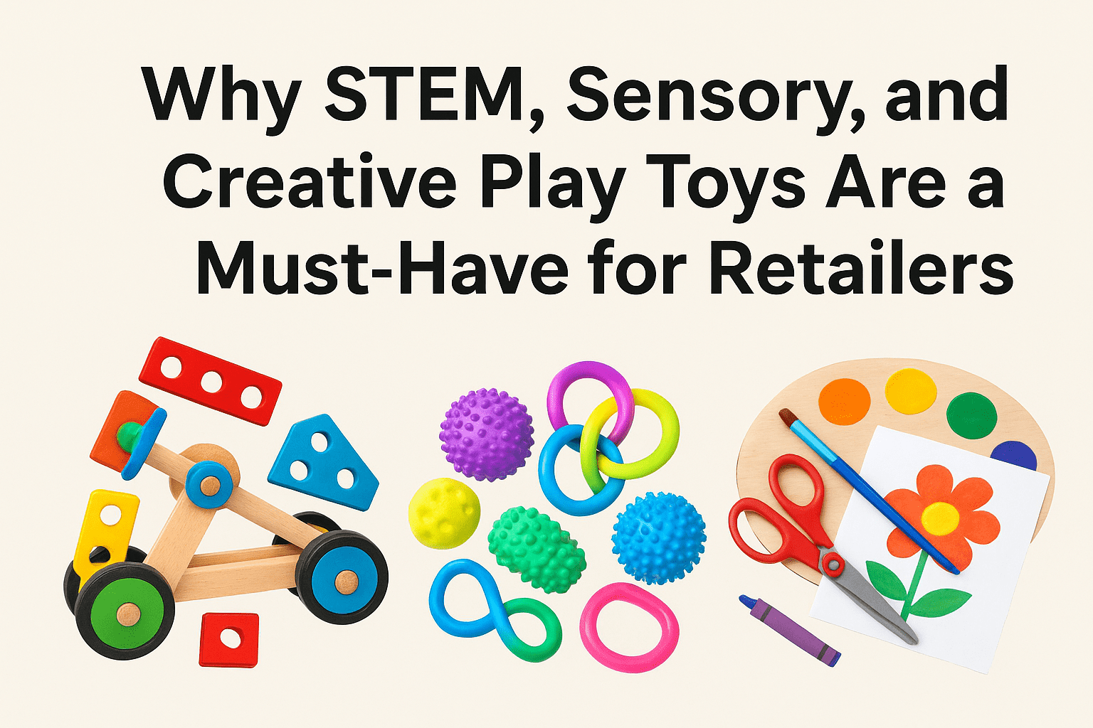 Why STEM, Sensory, and Creative Play Toys Are a Must-Have for Retailers