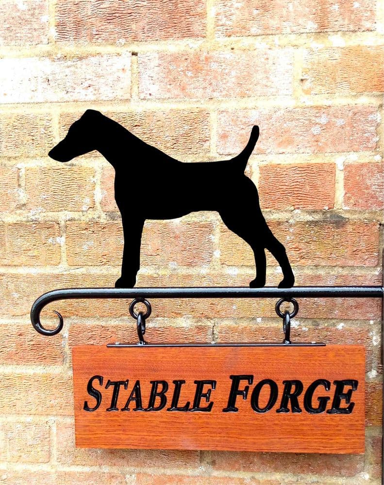 Fox Terrier Hanging Sign