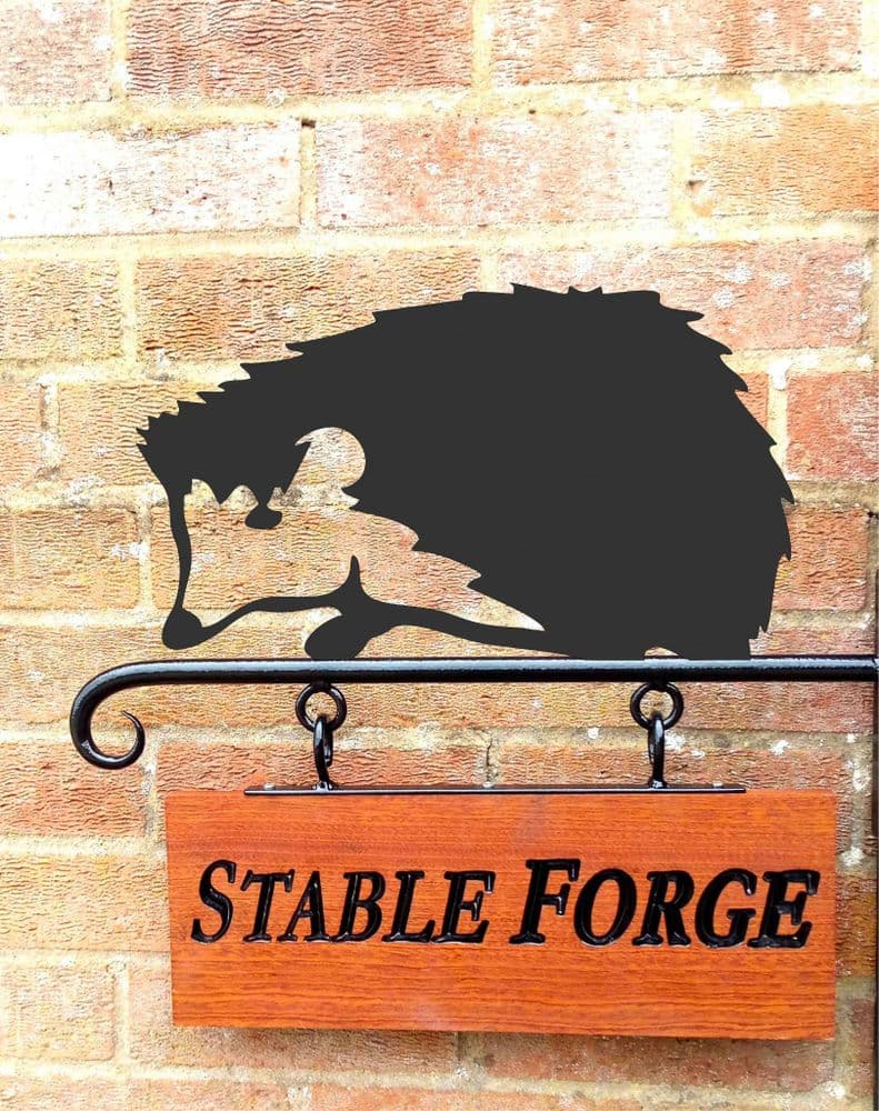Hedgehog Hanging Sign