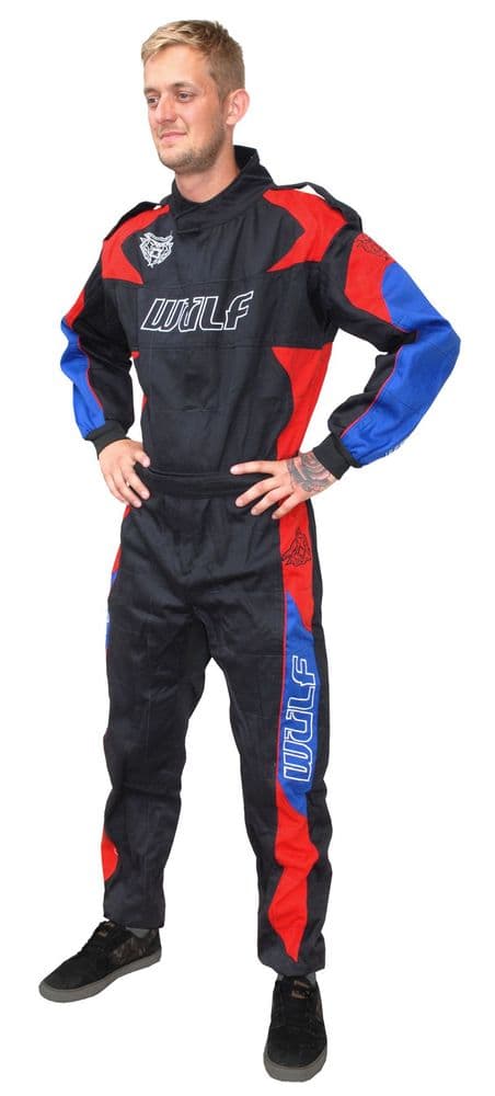 WULF PROBAN FIRE RETARDENT SUIT RED/BLUE