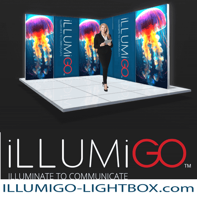 LED lightbox | ILLUMIGO UK | Exhibition stand light box