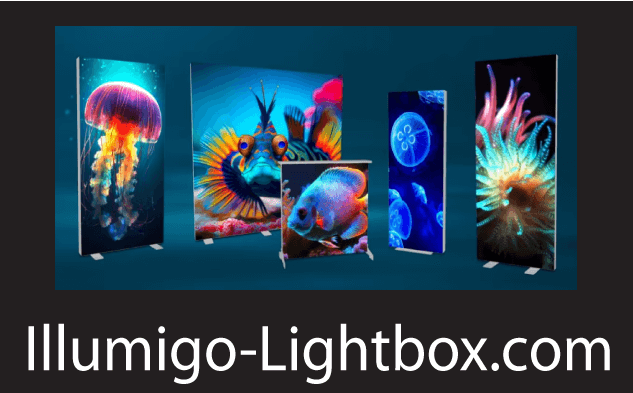 LED lightbox | ILLUMIGO UK | Exhibition stand light box