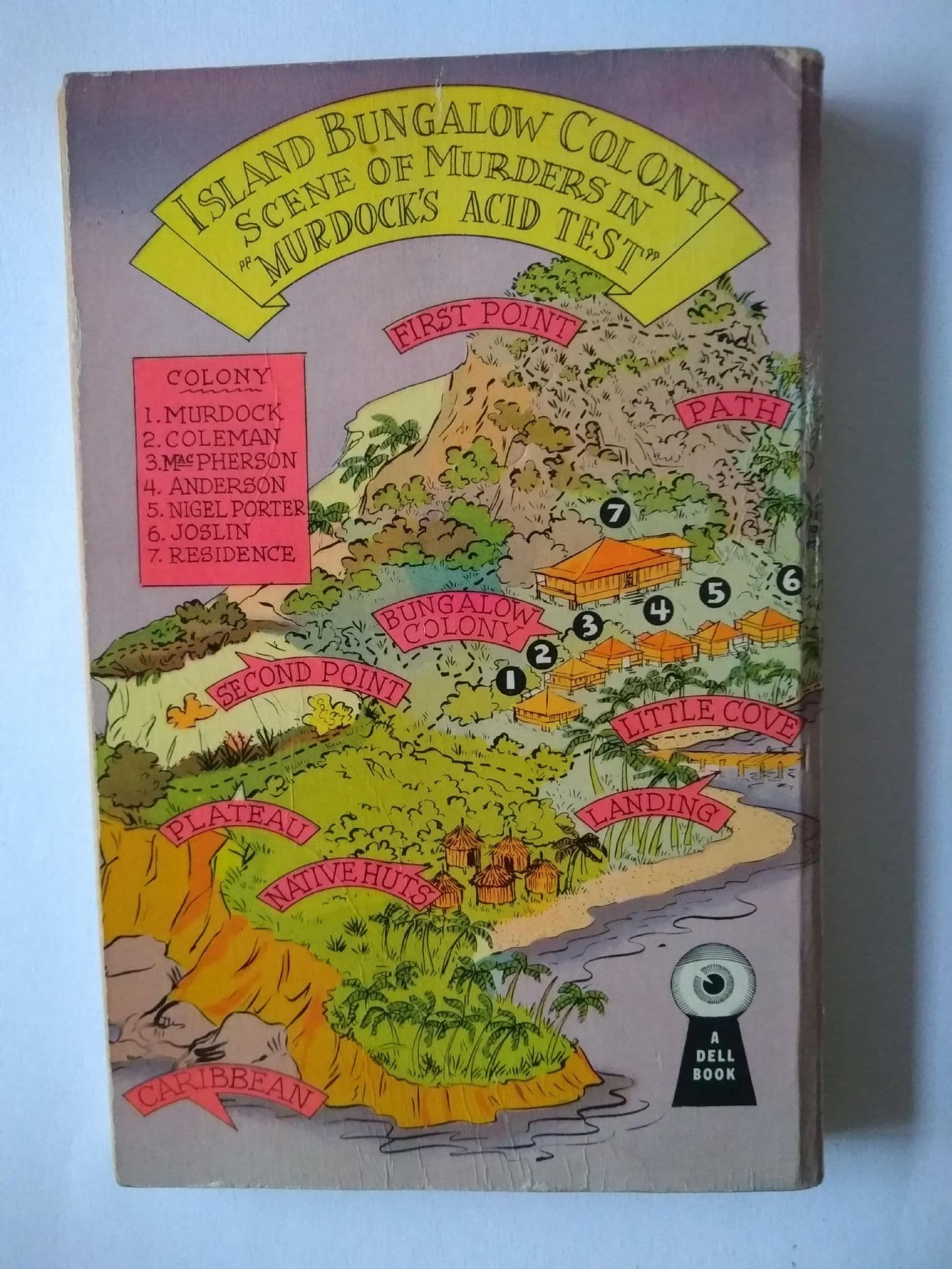 DELL MAPBACK MURDOCK S ACID TEST by George HARMON COXE Paperback