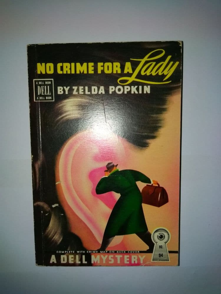 DELL MAPBACK No crime for a lady paperback by Zelda Popkin